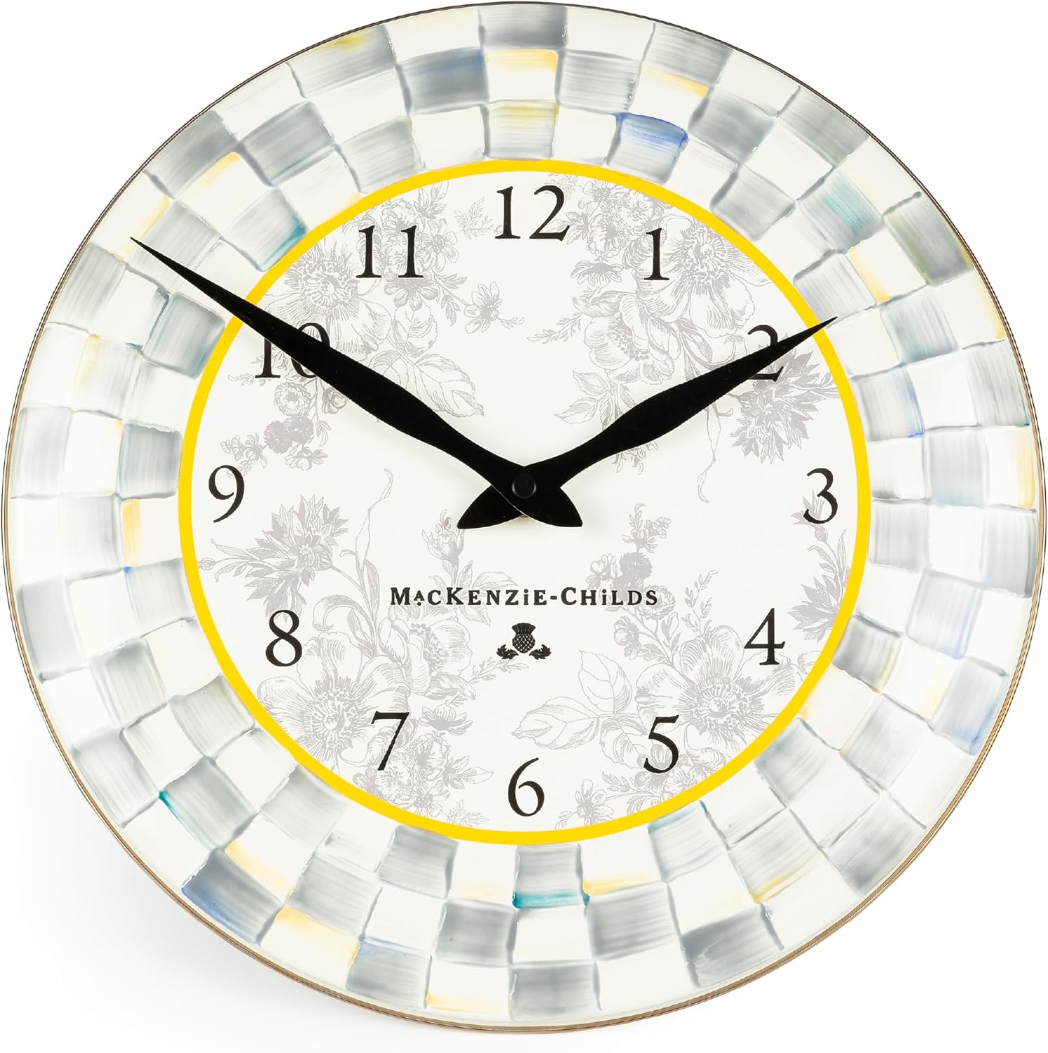 Amazon.com: MACKENZIE-CHILDS Wall Clock, Decorative Clock for Kitchen ...