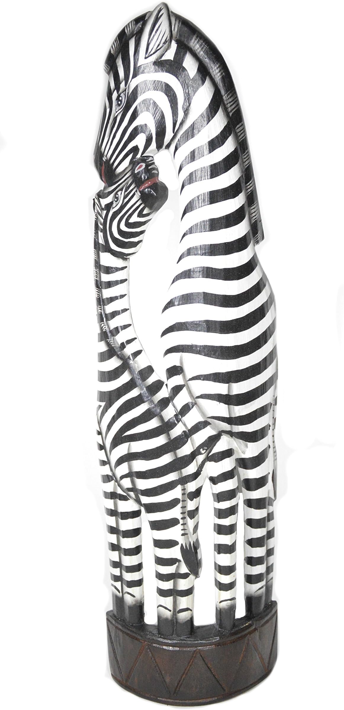 Amazon.com: WorldBazzar Hand Carved Wooden Set 2 African Mother Baby ...