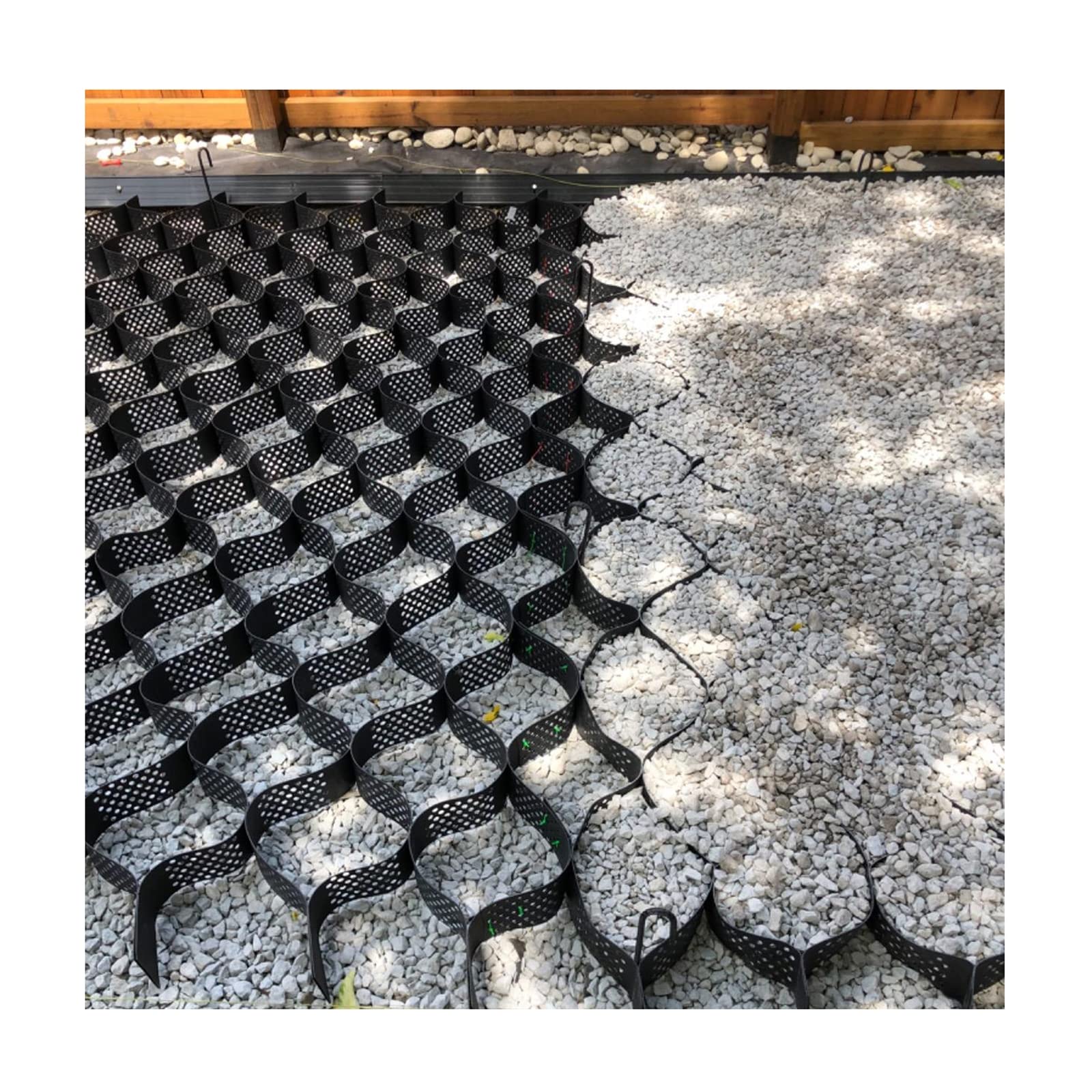 Qweasdf Geogrid Soil Pea Permeable Gravel Stabilizer Pavers Geogrid ...