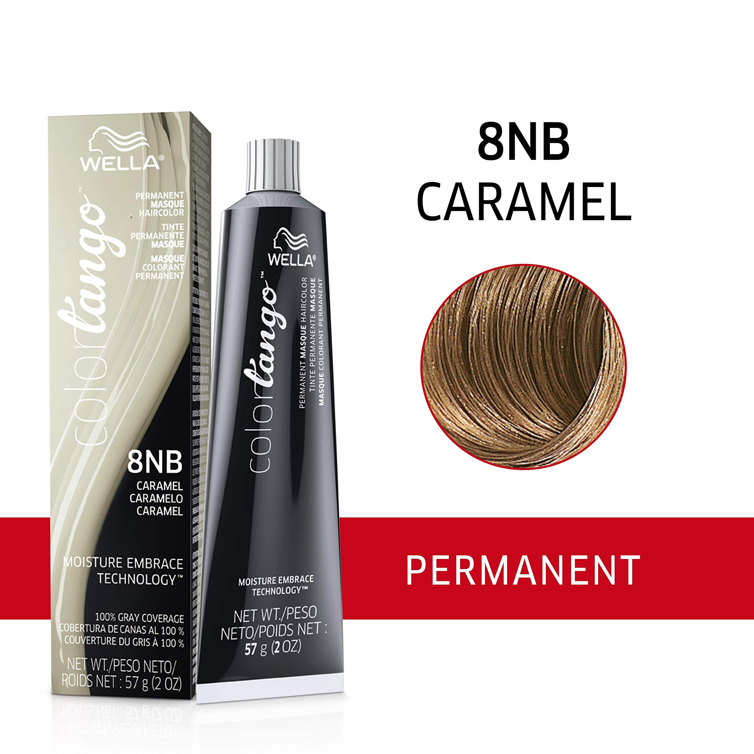 Wella Color Tango Permanent Hair Color, 8NB Light Neutral Brown: Buy ...