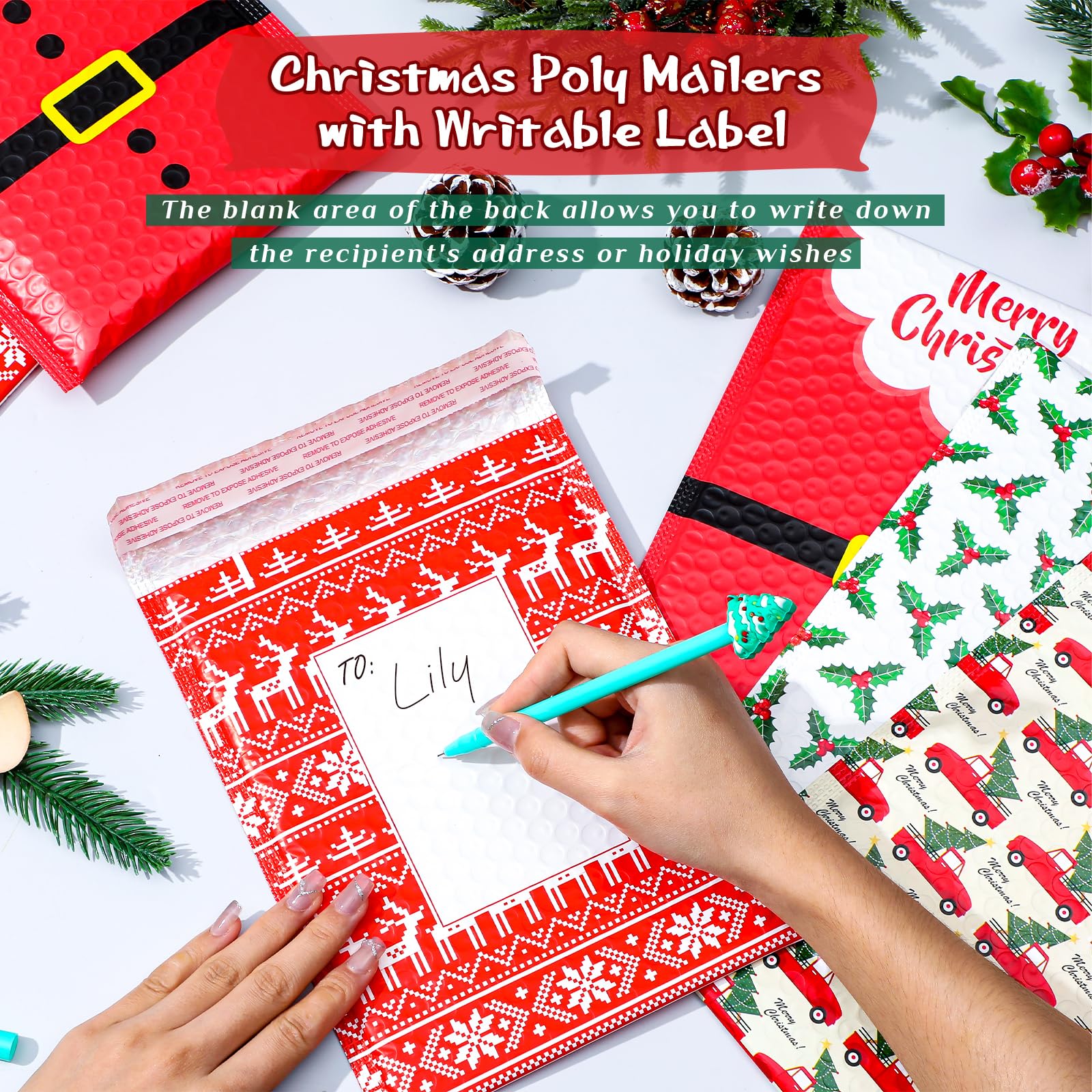 Holiday Padded Envelopes Holiday Bubble Mailers