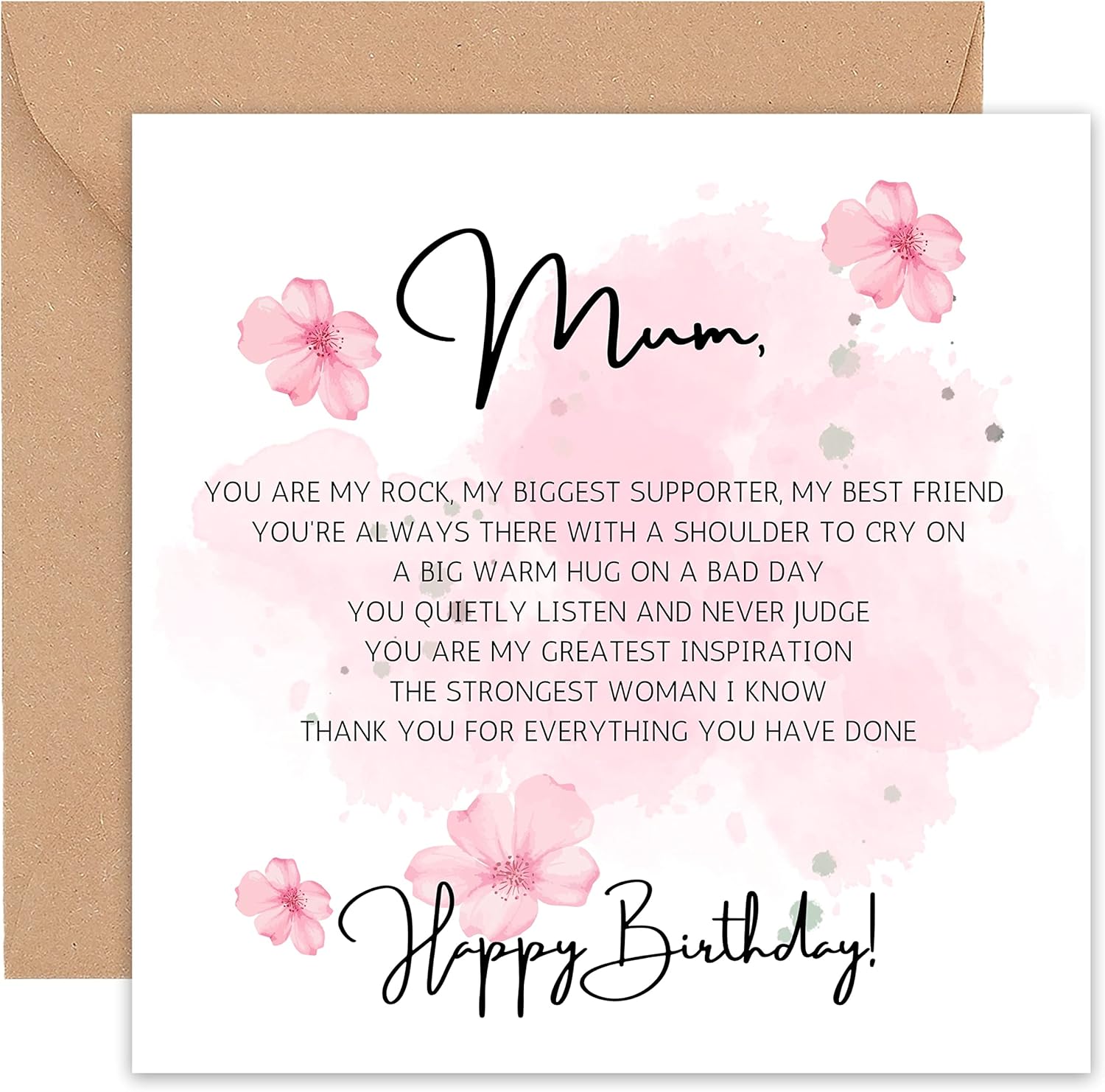 Mum Birthday Cards - From Son Daughter - 60th 70th 80th 90th - Happy ...