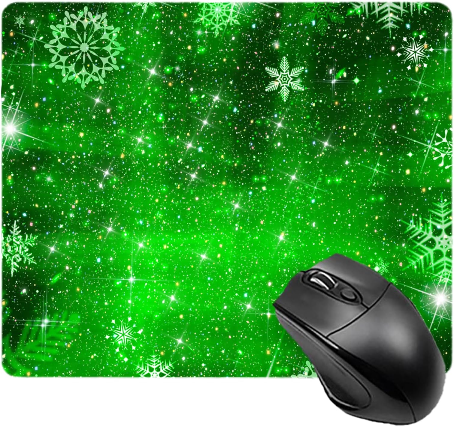 Amazon.com: Mouse Pad Diamond Silver Glitter Sparkle Mousepad Bling ...