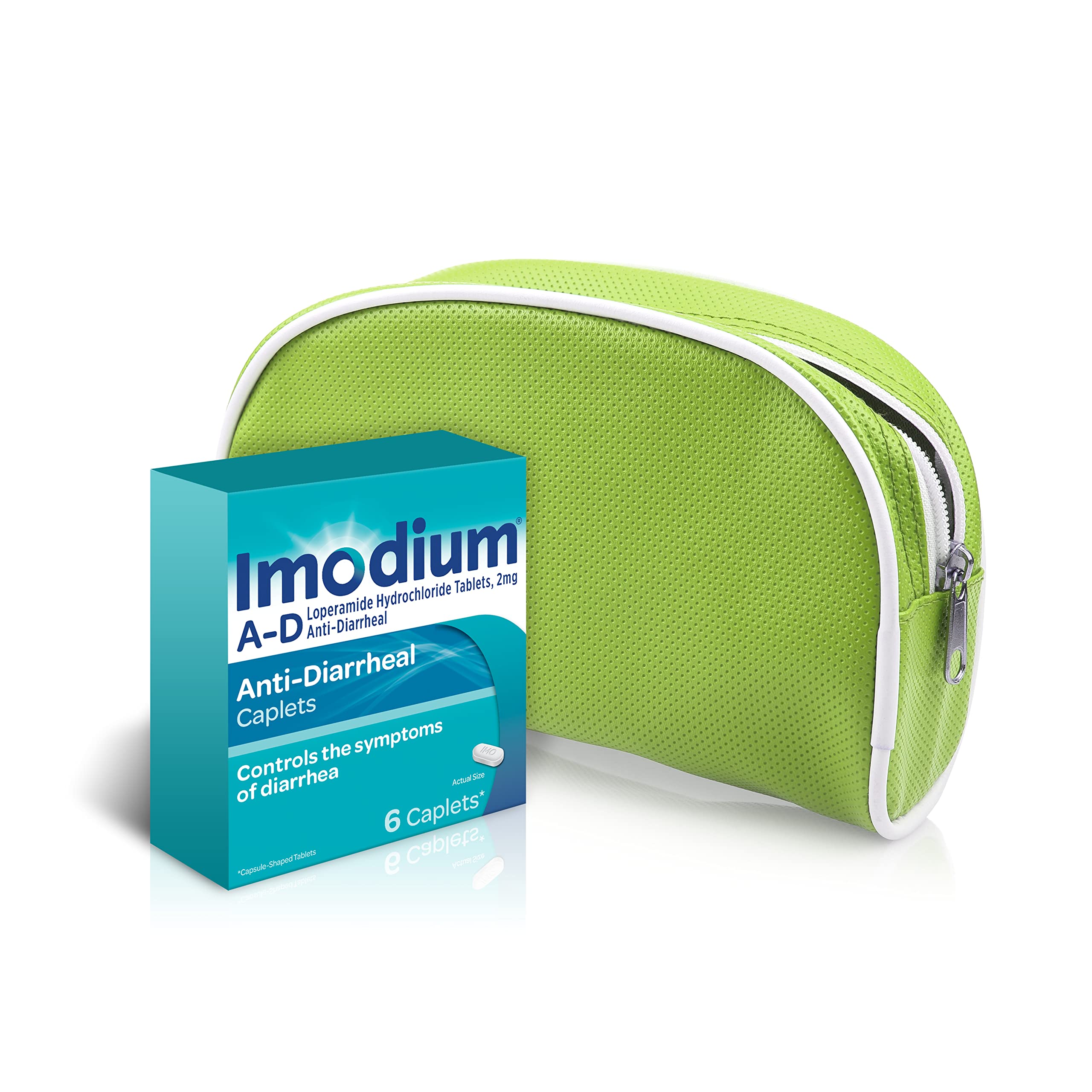 Imodium AD Diarrhea Relief Caplets -Loperamide Hydrochloride Anti ...