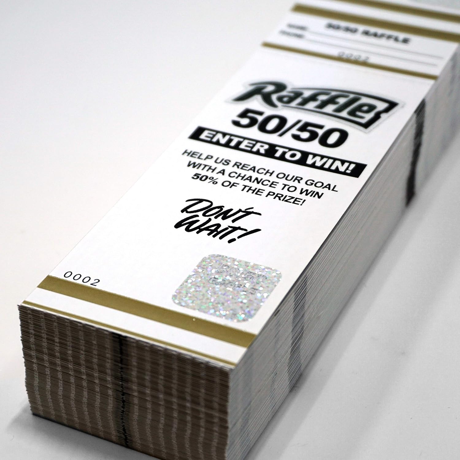 Amazon.com: 50/50 Raffle Tickets - Fast, Secure & Affordable Event ...