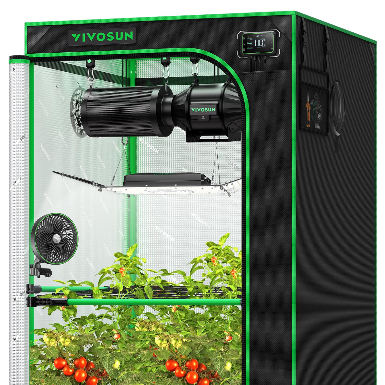Snapklik.com : VIVOSUN GIY Plus Smart Grow Tent Kit, 3x3ft 3-Plant System, WiFi-Integrated ...