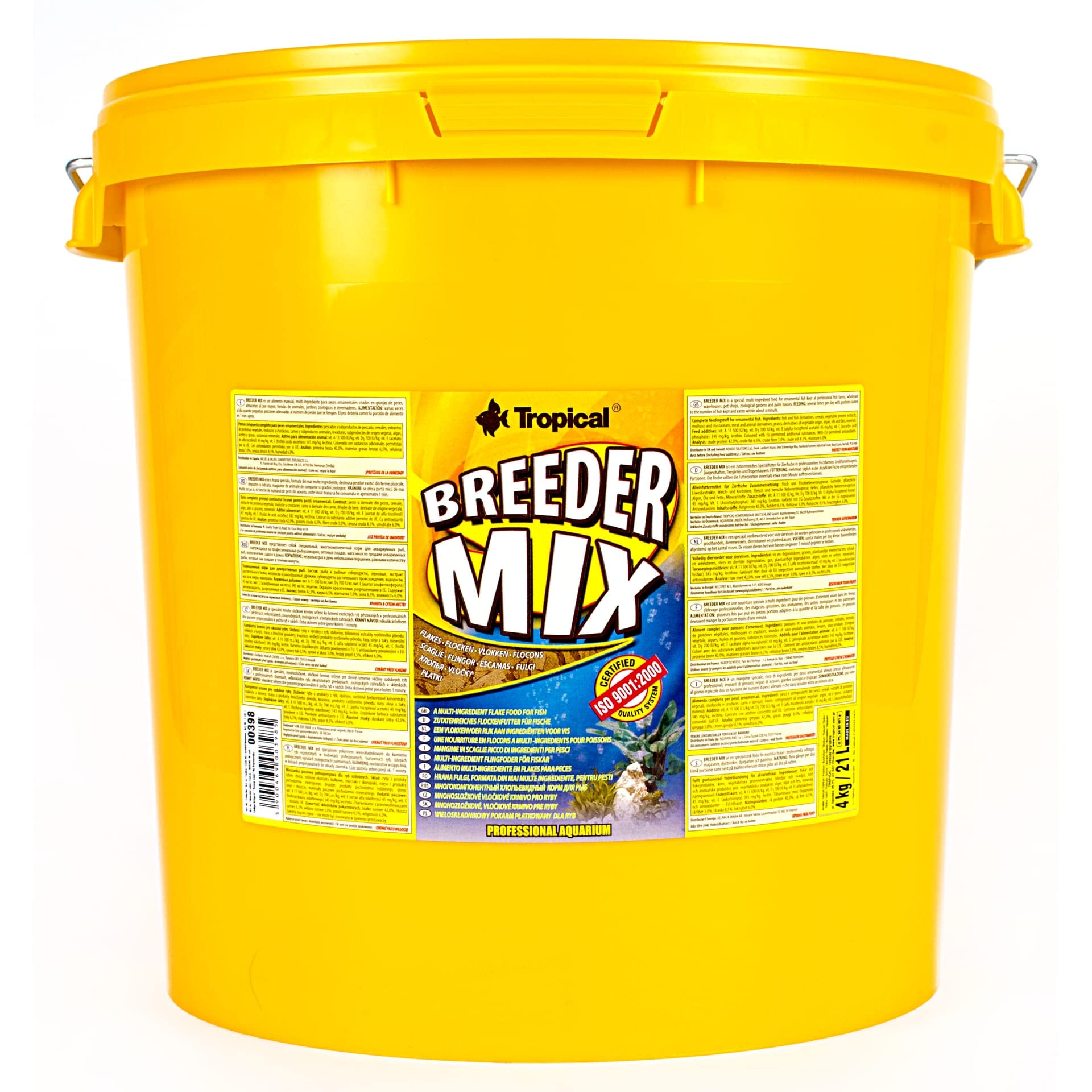 Yellow Barsche BREEDER MIX 5L / 1klg Multi Ingredient Flakes For
