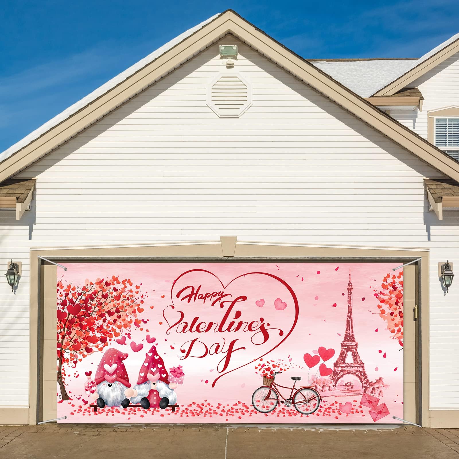 Amazon.com: Valentine's Day Garage Door Banner Valentines Banner Large ...