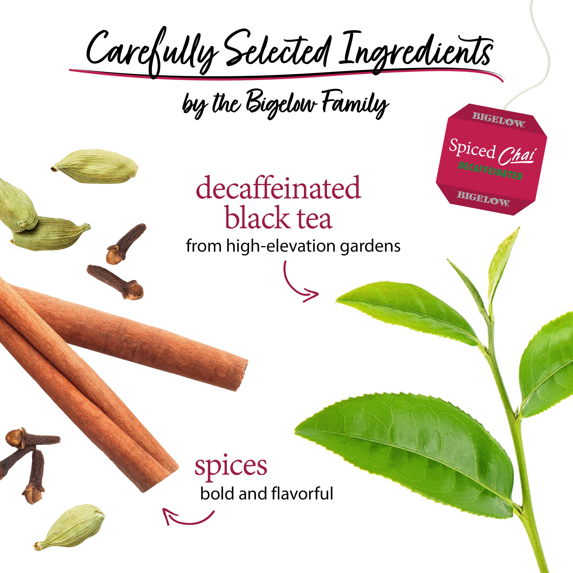 Snapklik.com : Bigelow Tea Decaffeinated Spiced Chai Black Tea, Decaf Tea