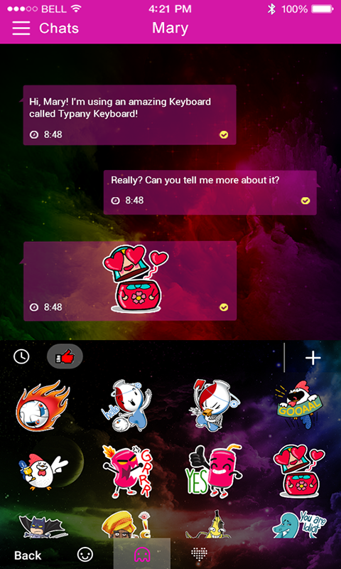 Rainbow Sky Theme&Emoji Keyboard - App on Amazon Appstore