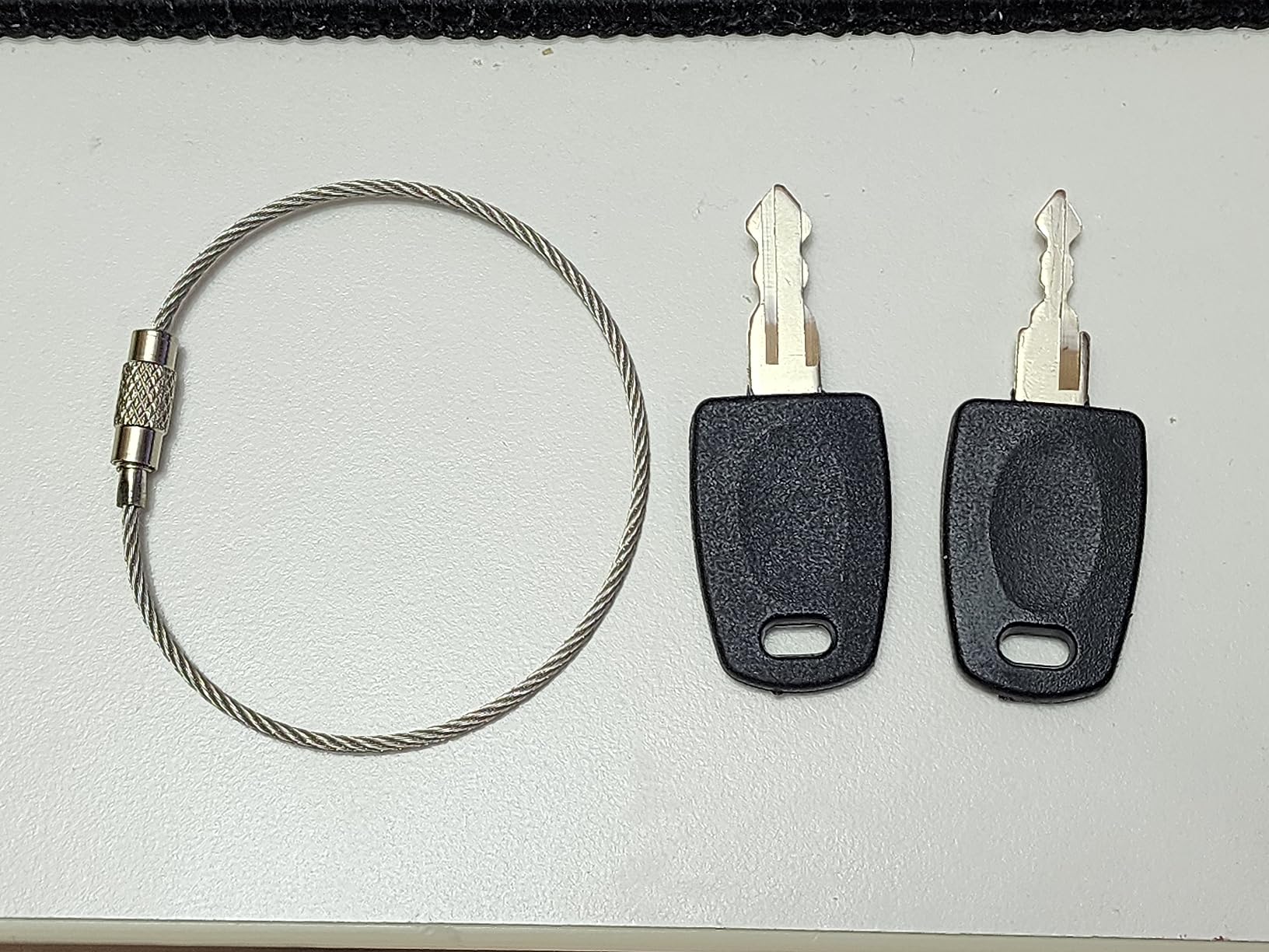 FASTROHY 2Pcs Universal Lock Key Master Keys with 1Pc Key Ring for ...