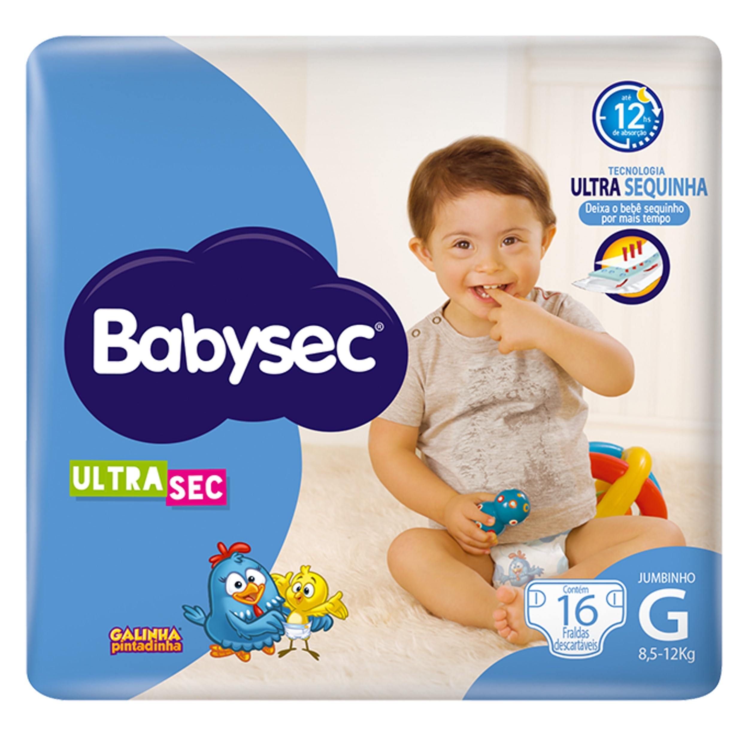 Babysec Fralda Ultrasec G 16 Unidades | Amazon.com.br
