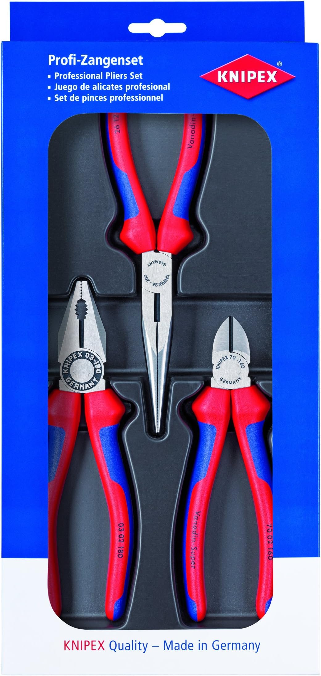 KNIPEX 8 Pc ESD Tool Set In Case w/Foam - Hand Tool Sets - Amazon.com