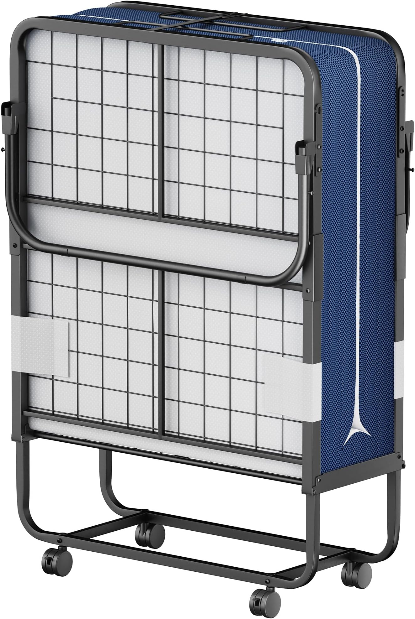 Amazon.com: Guest Folding Bed Cot - with Memory Foam Mattress Compact ...