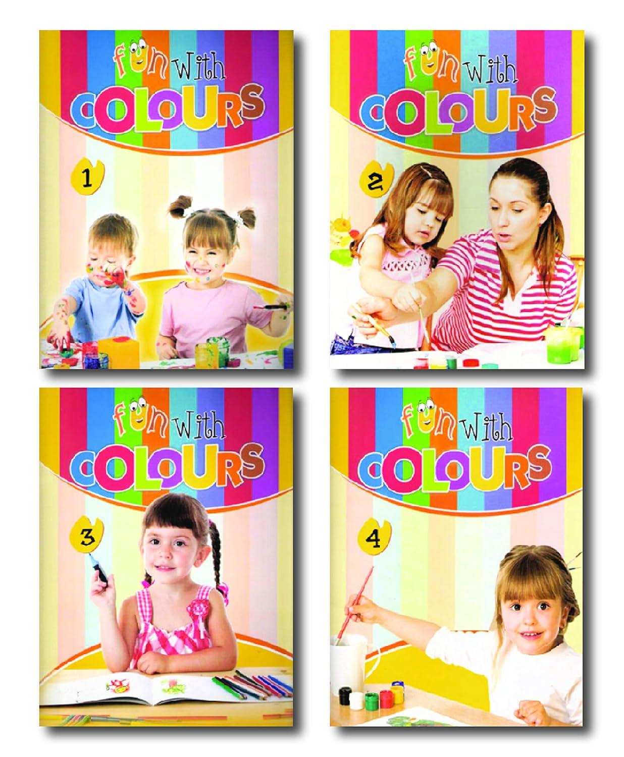 Buy Fun With Colours (Set of 4) Book Online at Low Prices in India ...