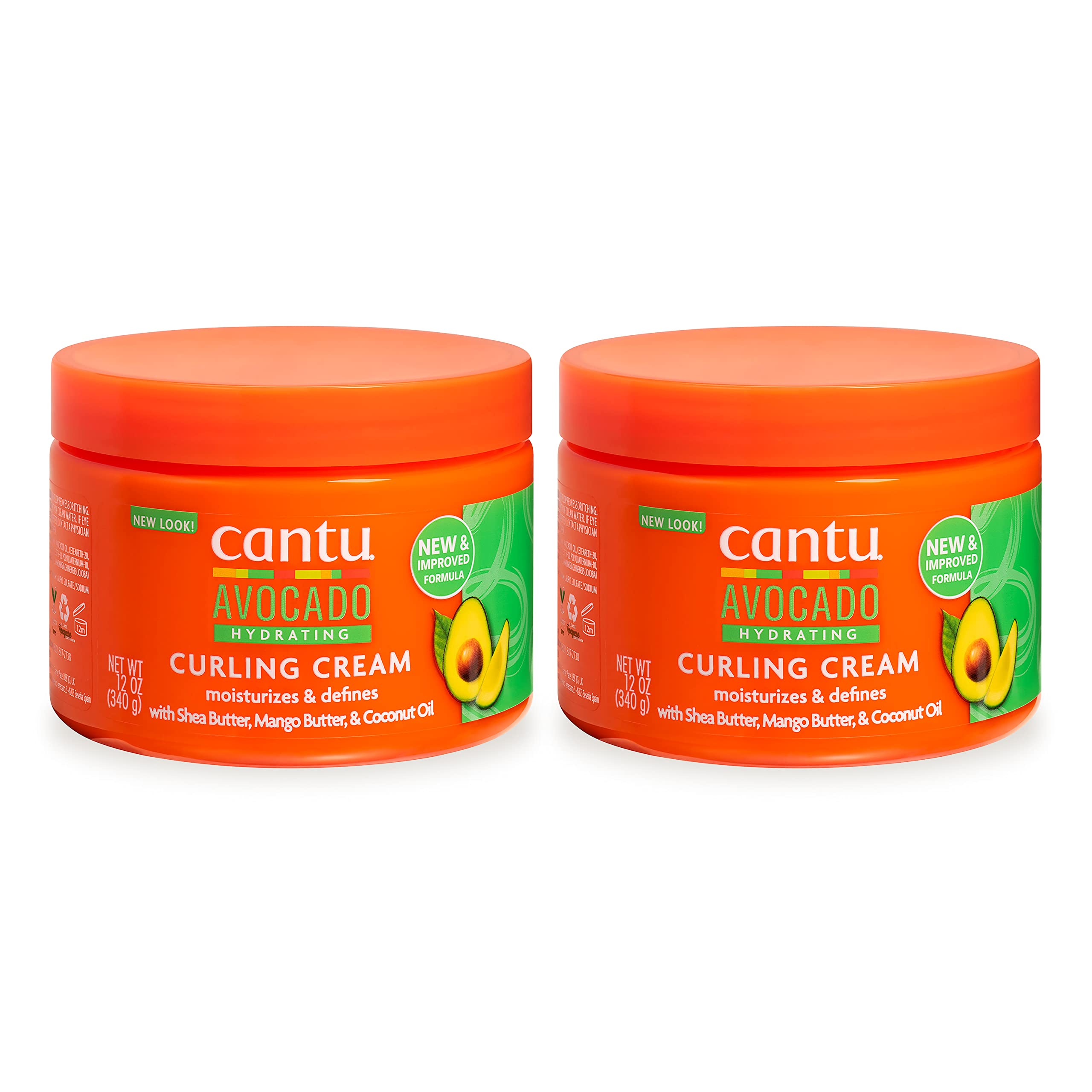 Amazon.com: Cantu Avocado Hydrating Curling Cream, 12 oz (Pack of 2) : Beauty & Personal Care