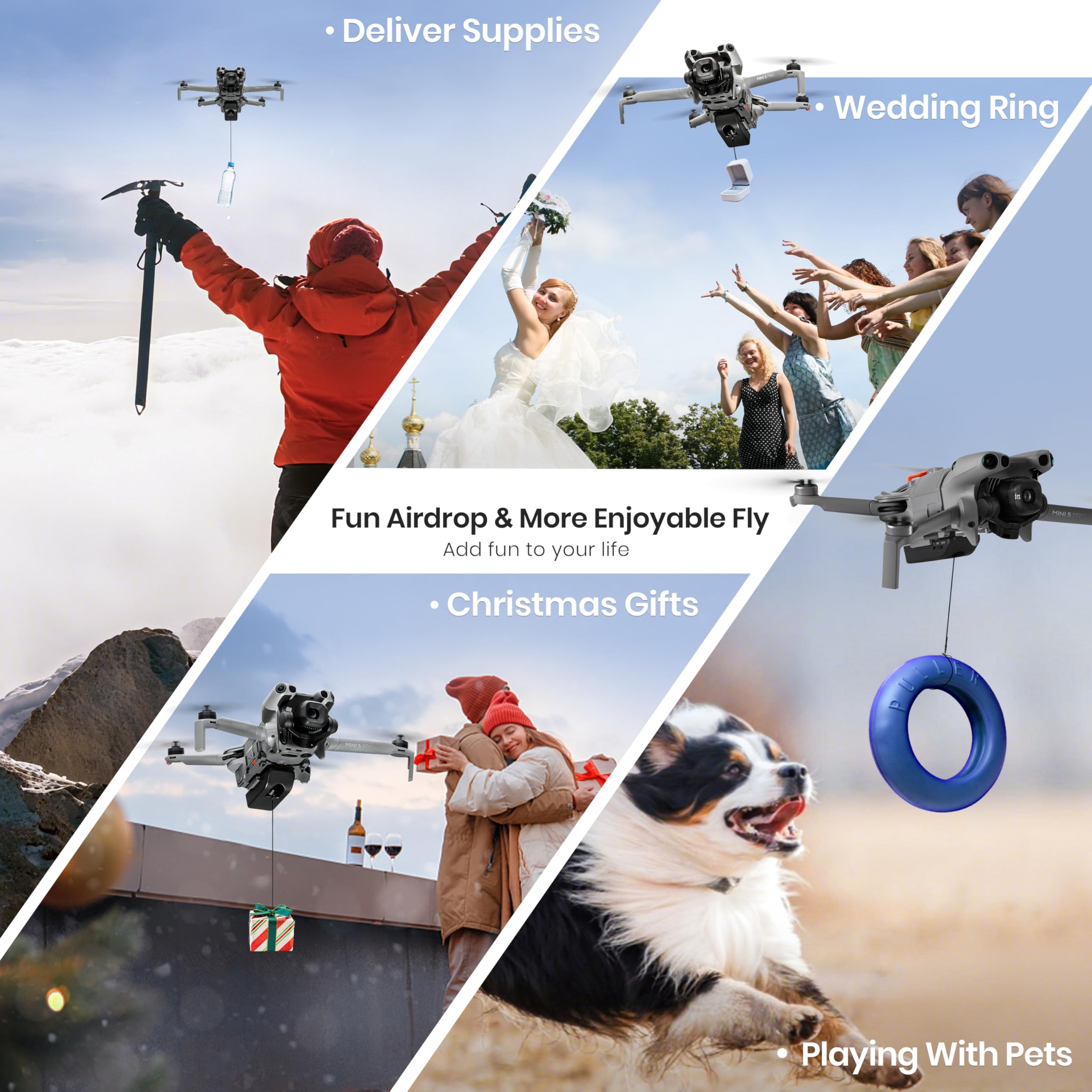 Snapklik.com : STARTRC Drone Airdrop System For DJI Mini 5 Pro