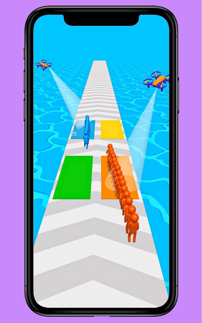 Colors Crowd Match Runners: Hide & Seek Camo Survival Challenge - App ...