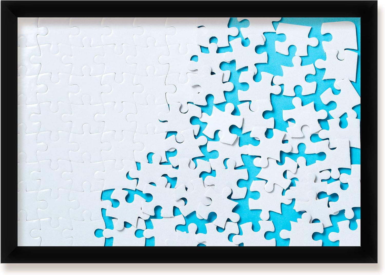 Amazon.com - wallsthatspeak Puzzle Frame, Black, 27x19