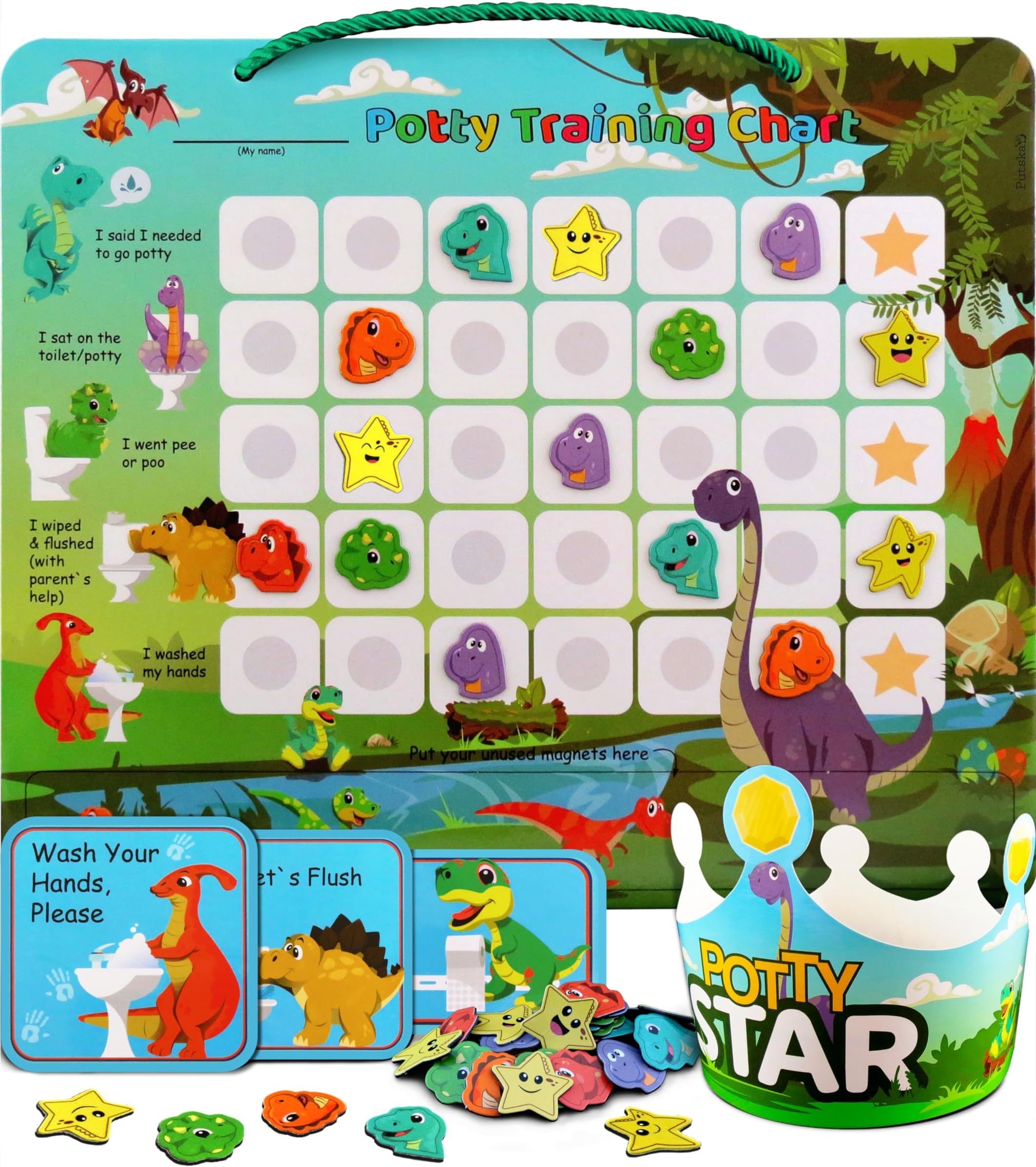 Potty Training Reward Chart. Reward Charts for Children Behavior with ...