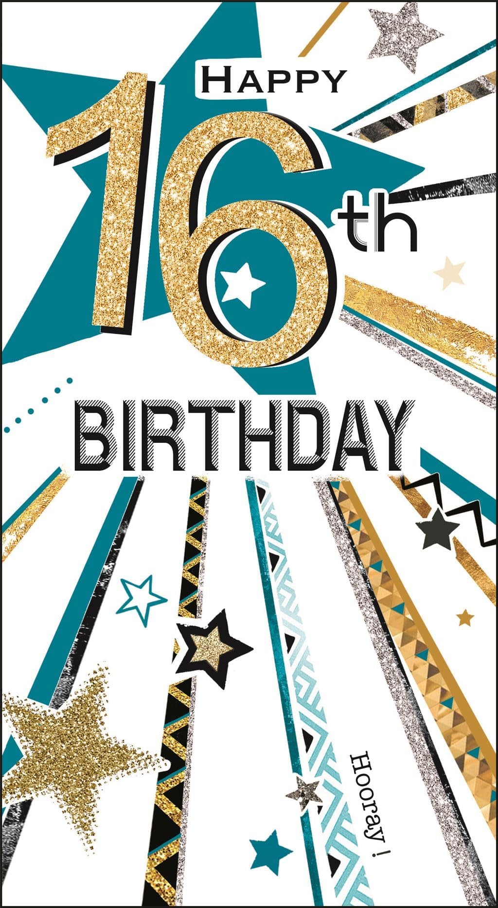 Jonny Javelin Boy Age 16 Happy 16th Have A Blast of A Birthday Card ...