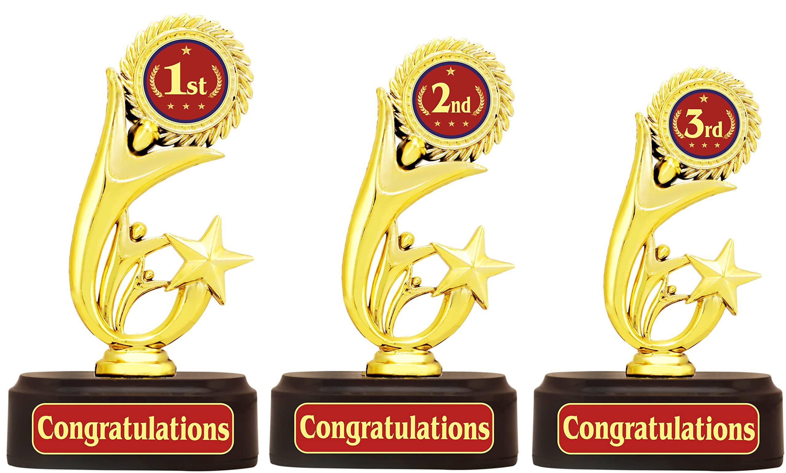AARK INDIA 1st,2nd & 3rd Place Trophy for Competition/Match/Sports ...
