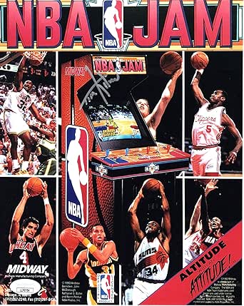 Tim Kitzrow signed 8x10 Photo NBA Jam Voice Actor Video Game Autograph ...