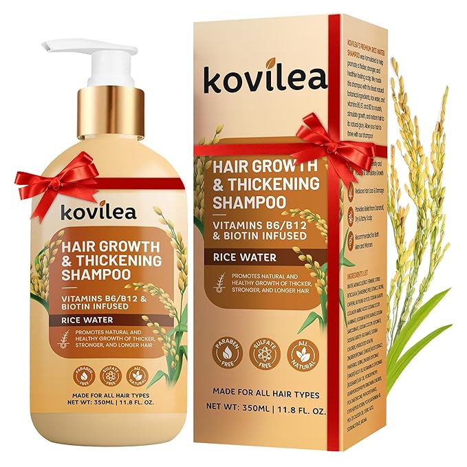 Amazon.com : Rice Water Hair Growth Shampoo, Natural Rice Water ...