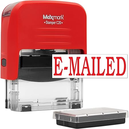 Amazon.com : C.O.D. Self Inking Stamp, Printer 20 with 2 Pads - Red Ink ...