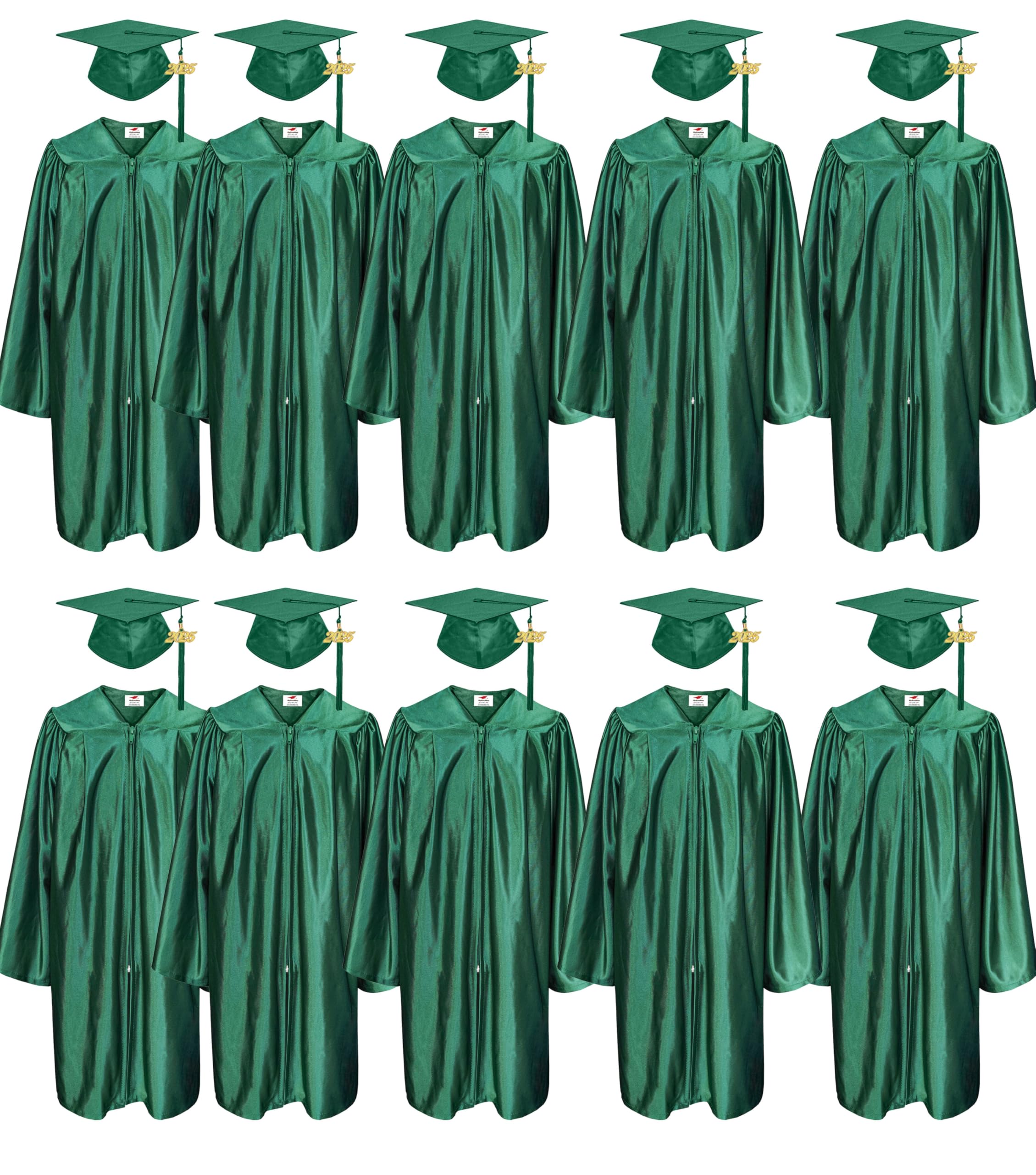 Snapklik.com : 10 Set Shiny Kindergarten & Preschool Graduation Gown ...
