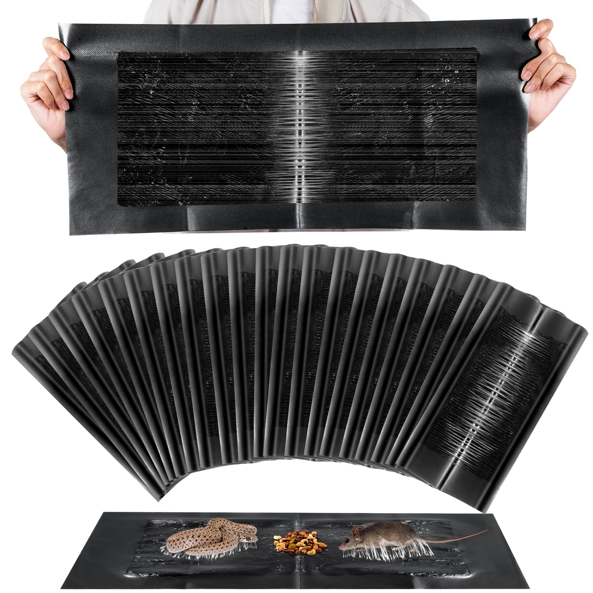 Amazon.com : Qualirey 20 Pack Mouse Glue Traps, 47" x 11" Anti Slip ...