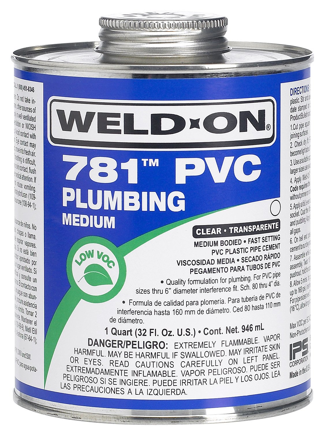 Snapklik.com : Weld-On 14005 781 PVC Medium-Bodied High-Strength ...