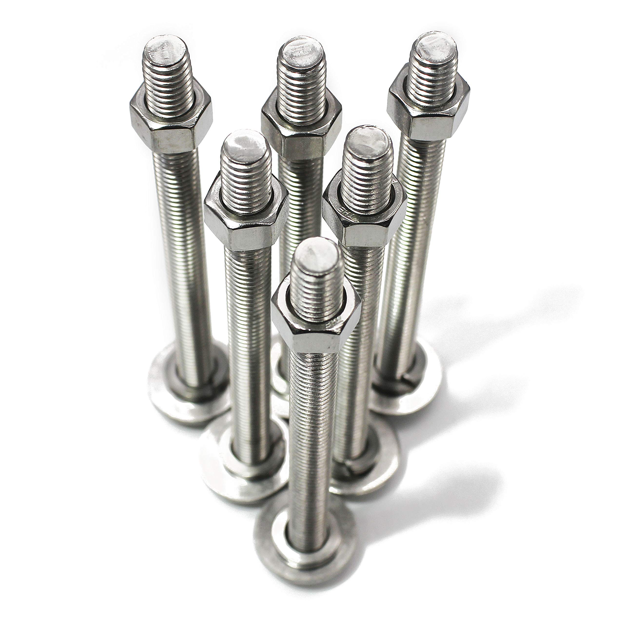 Buy 4 Sets 3 8 16x4 Stainless Steel Hex Head Screws Bolts Nuts
