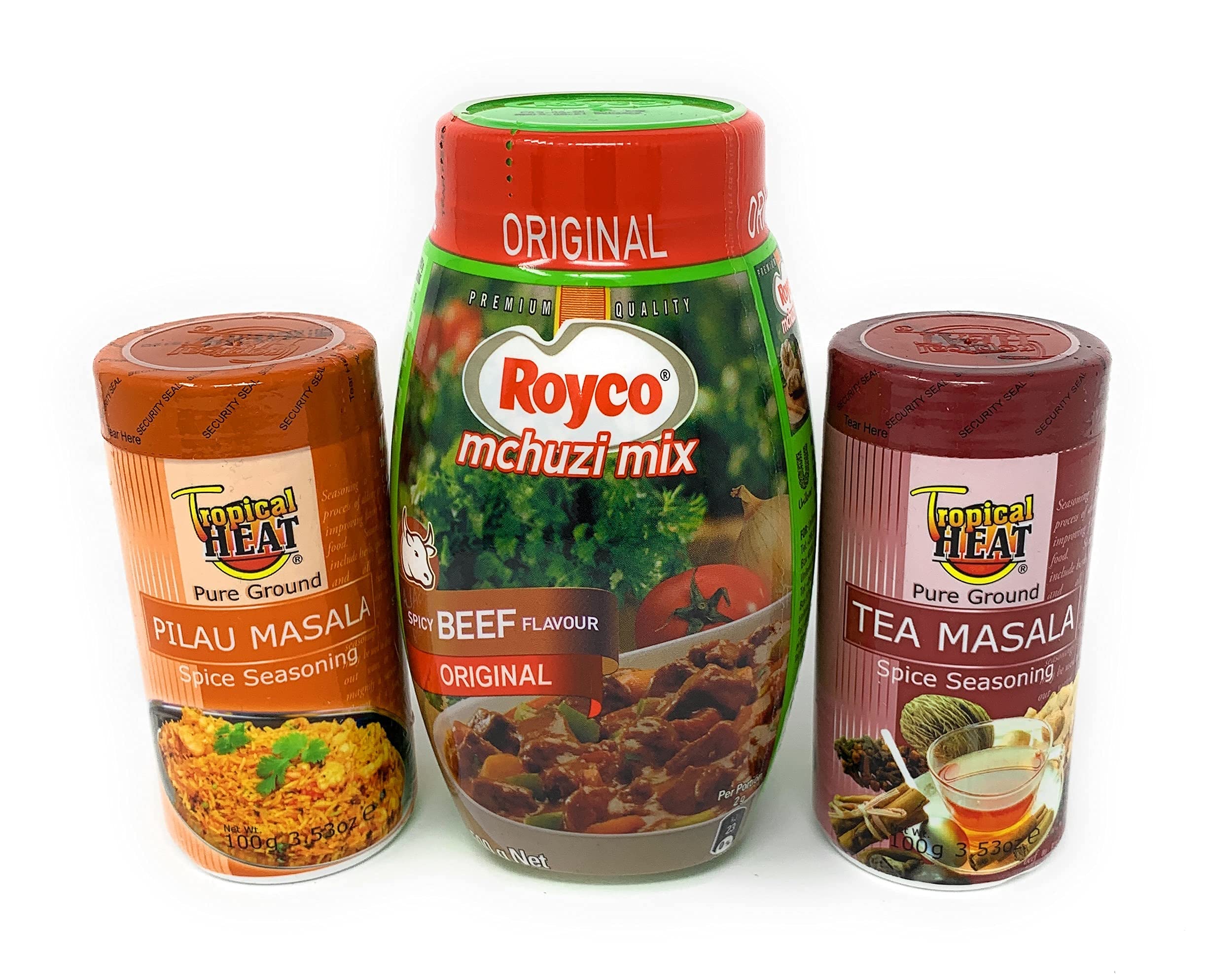 Bundle Of 3 Quality Aromatic And Flavored Spices Tropical Heat ...