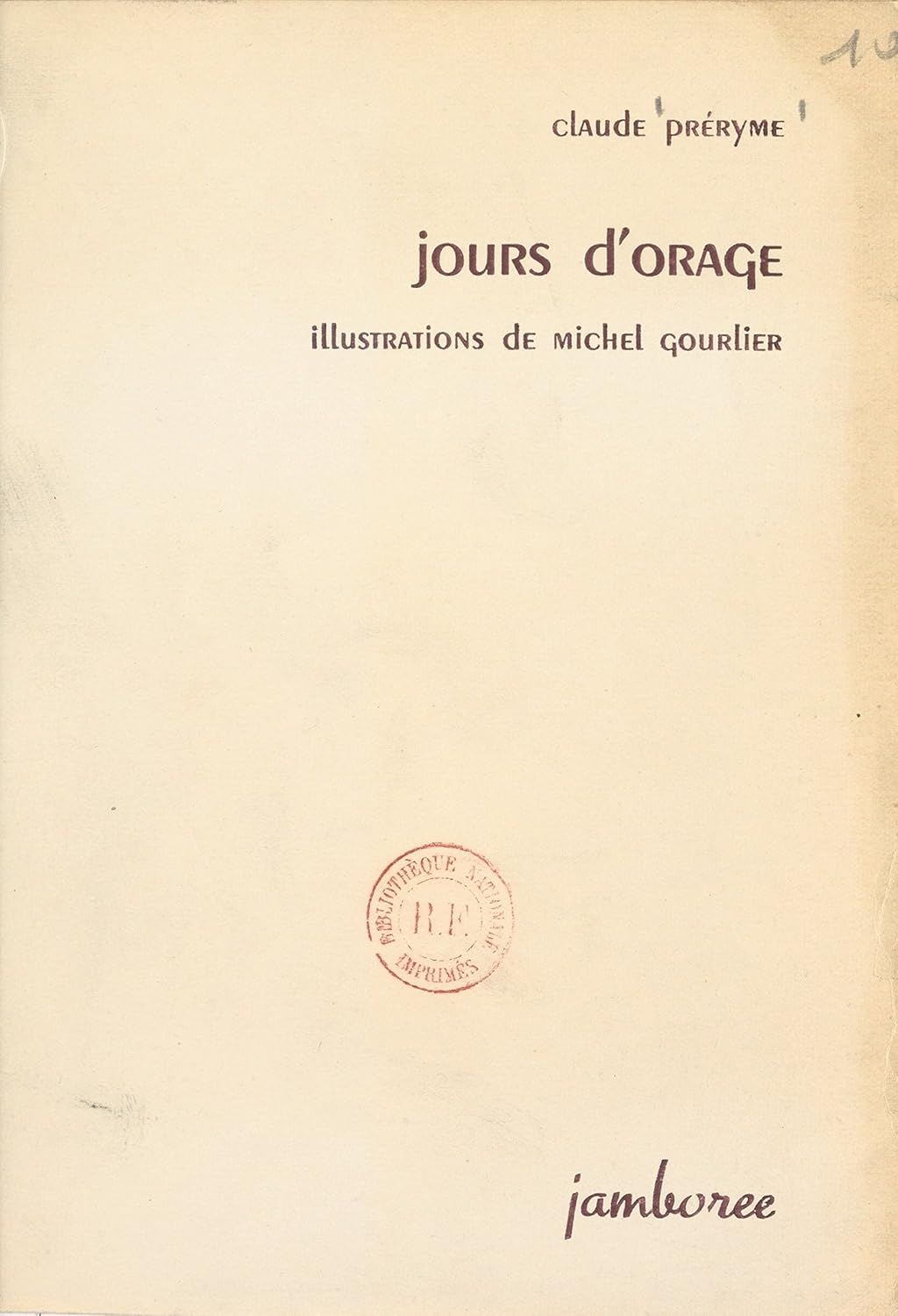 Amazon.com: Jours d'orage (French Edition) eBook : Préryme, Claude ...