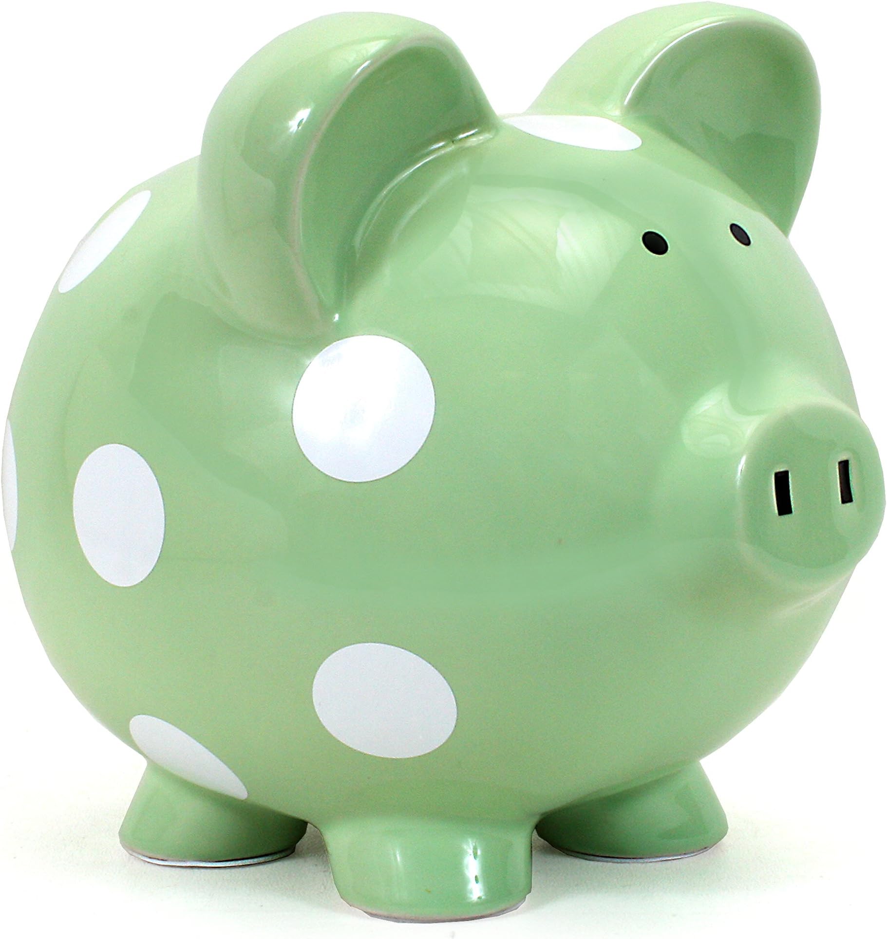 Amazon.com : Child to Cherish Ceramic Piggy Bank, Blue : Toy Banks ...