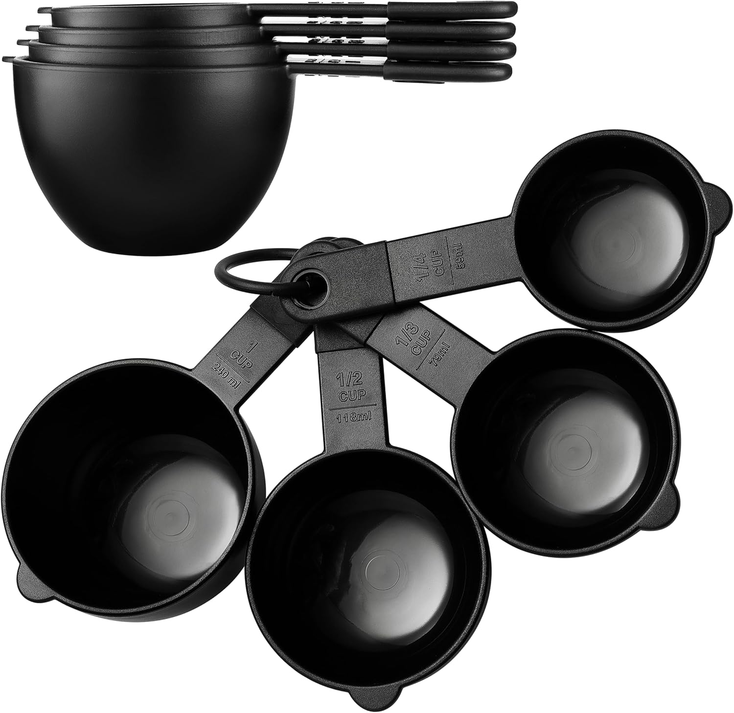 Amazon.com: Spring Chef Magnetic Measuring Cups Set of 4, Nesting ...
