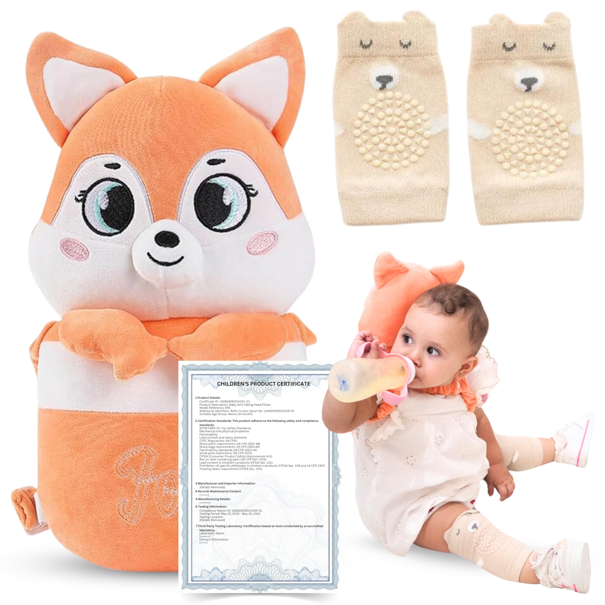 Amazon.com: premium Baby Head Protector Backpack Walker Pillow with ...