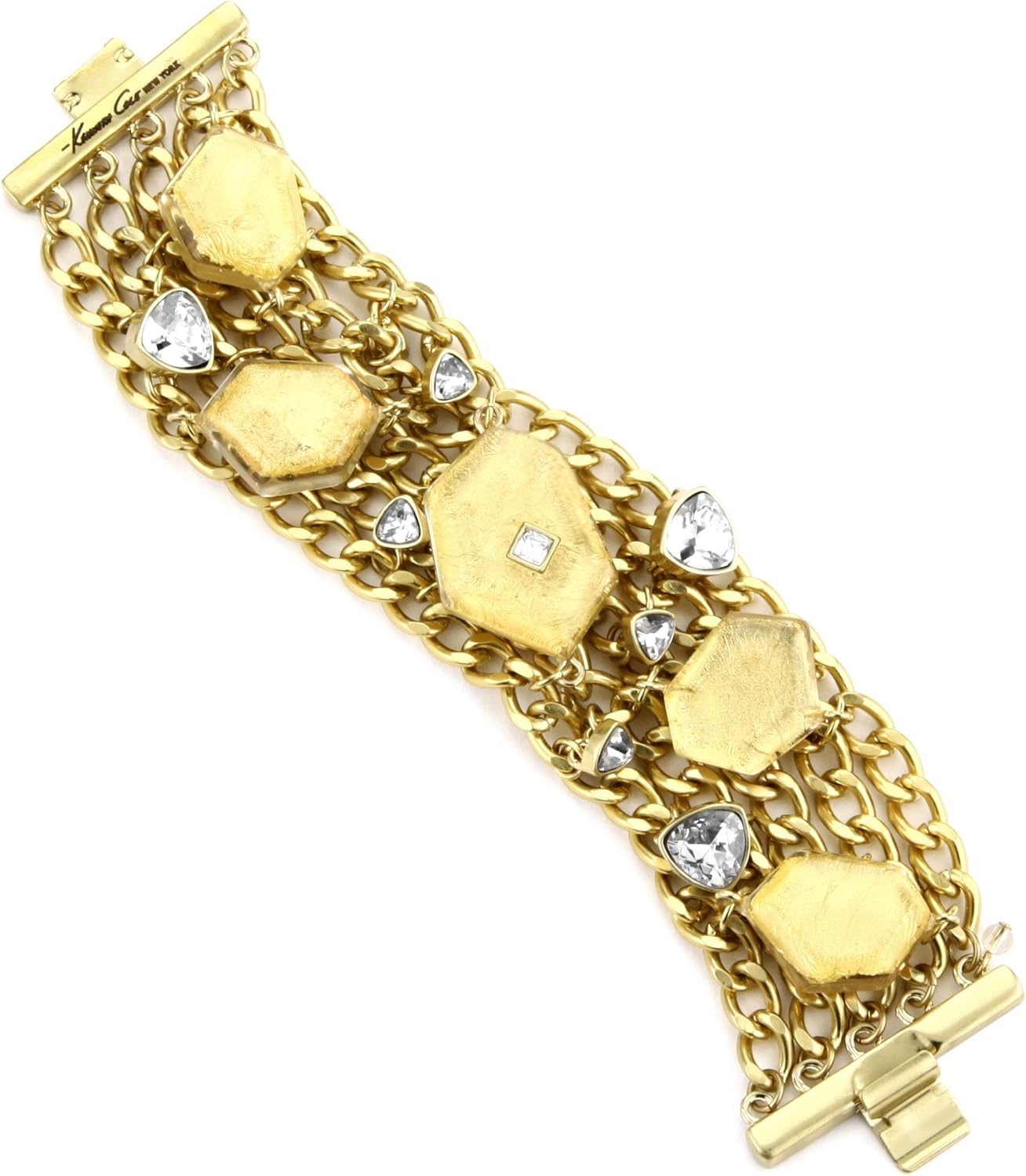 Amazon.com: Kenneth Cole New York "Modern Metallic" Gold Resin ...