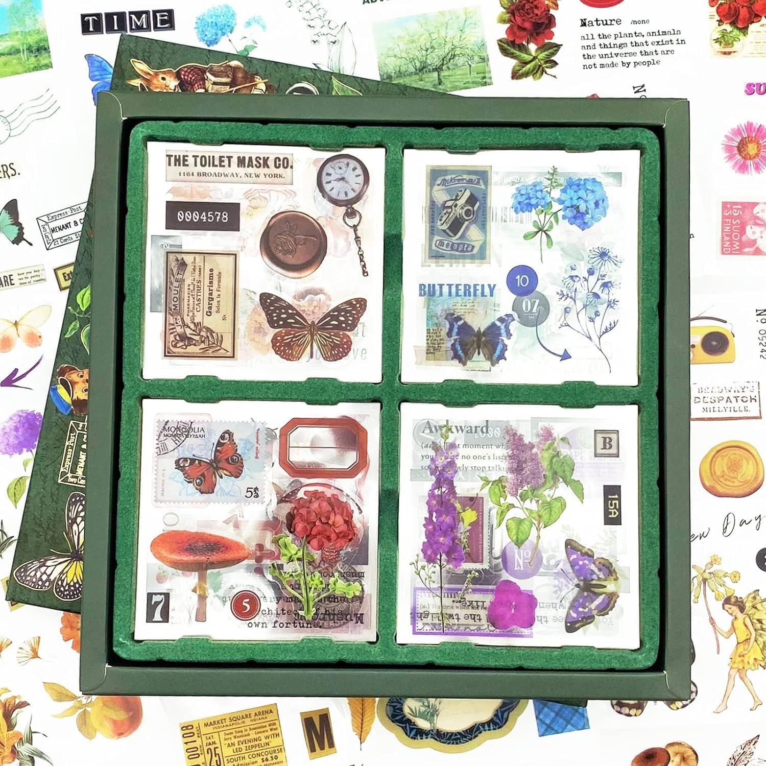 643 Pcs/100 Sheets Stickers for Scrapbooking，Scrapbooking Stickers丨 ...