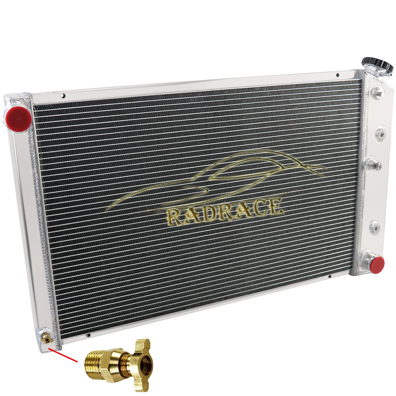 Buy RadRace Aluminum Radiator for 1970-1988 Chevy GMC C/K Series ...