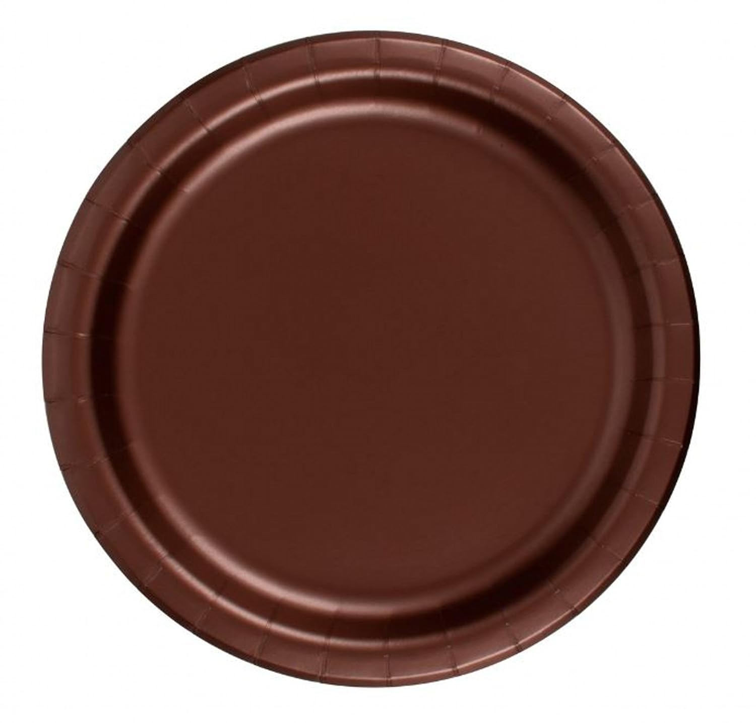 Amazon.com: 24 Plates 7" Paper Dessert Plates Wax Coated - Brown ...