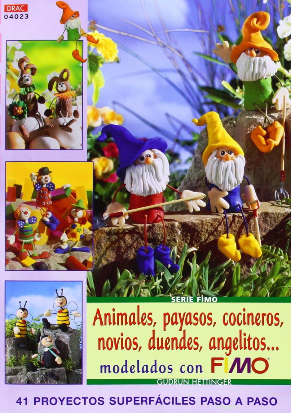 Serie Fimo nº 23. ANIMALES, PAYASOS, COCINEROS, NOVIOS, DUENDES ...