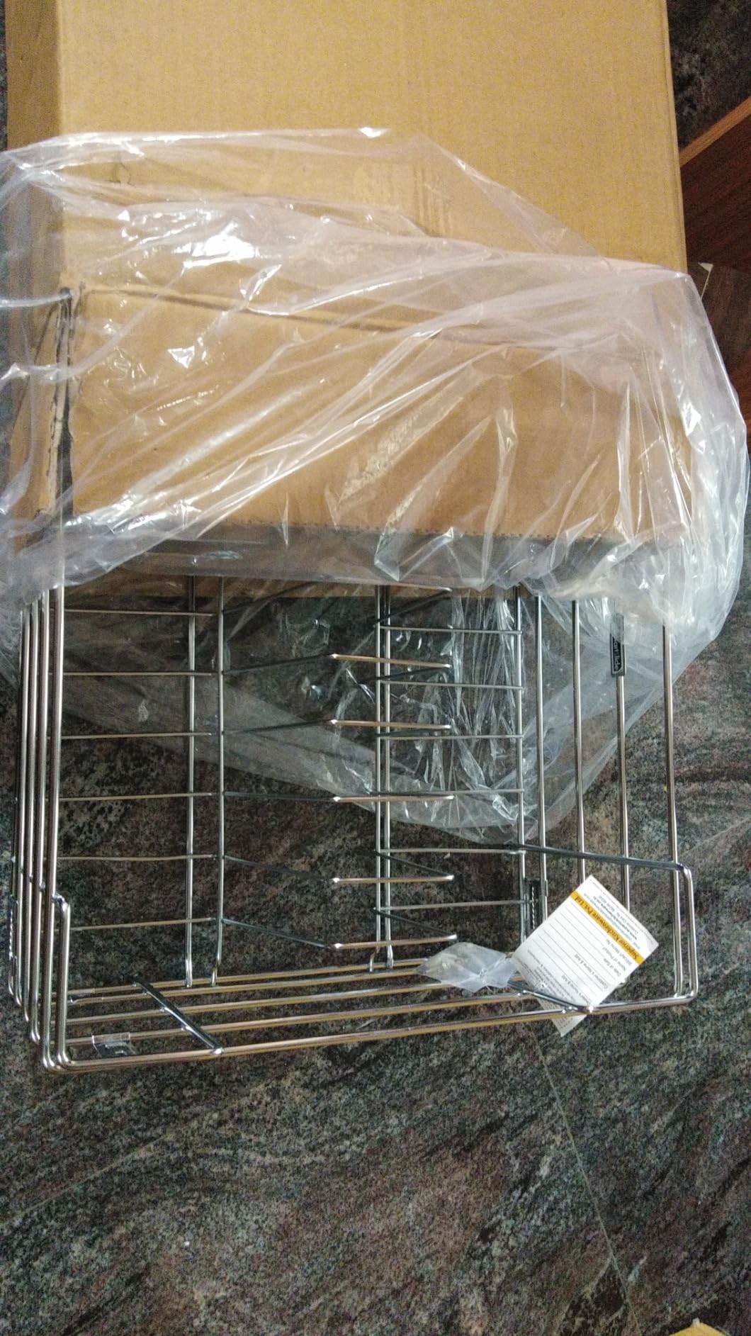 Buy SmartSlide Pack of 3 Stainless Steel Modular Kitchen Basket ...