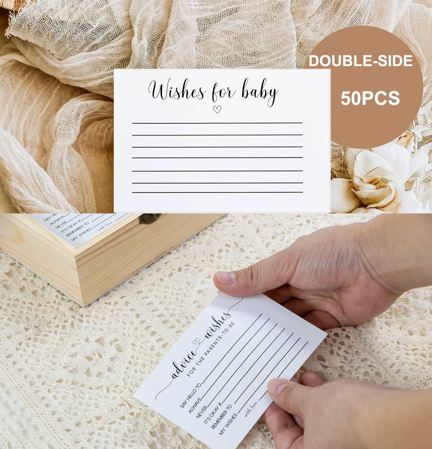 New Parent Advice Cards Patcate Baby Shower Cards - Prediction & Advice ...