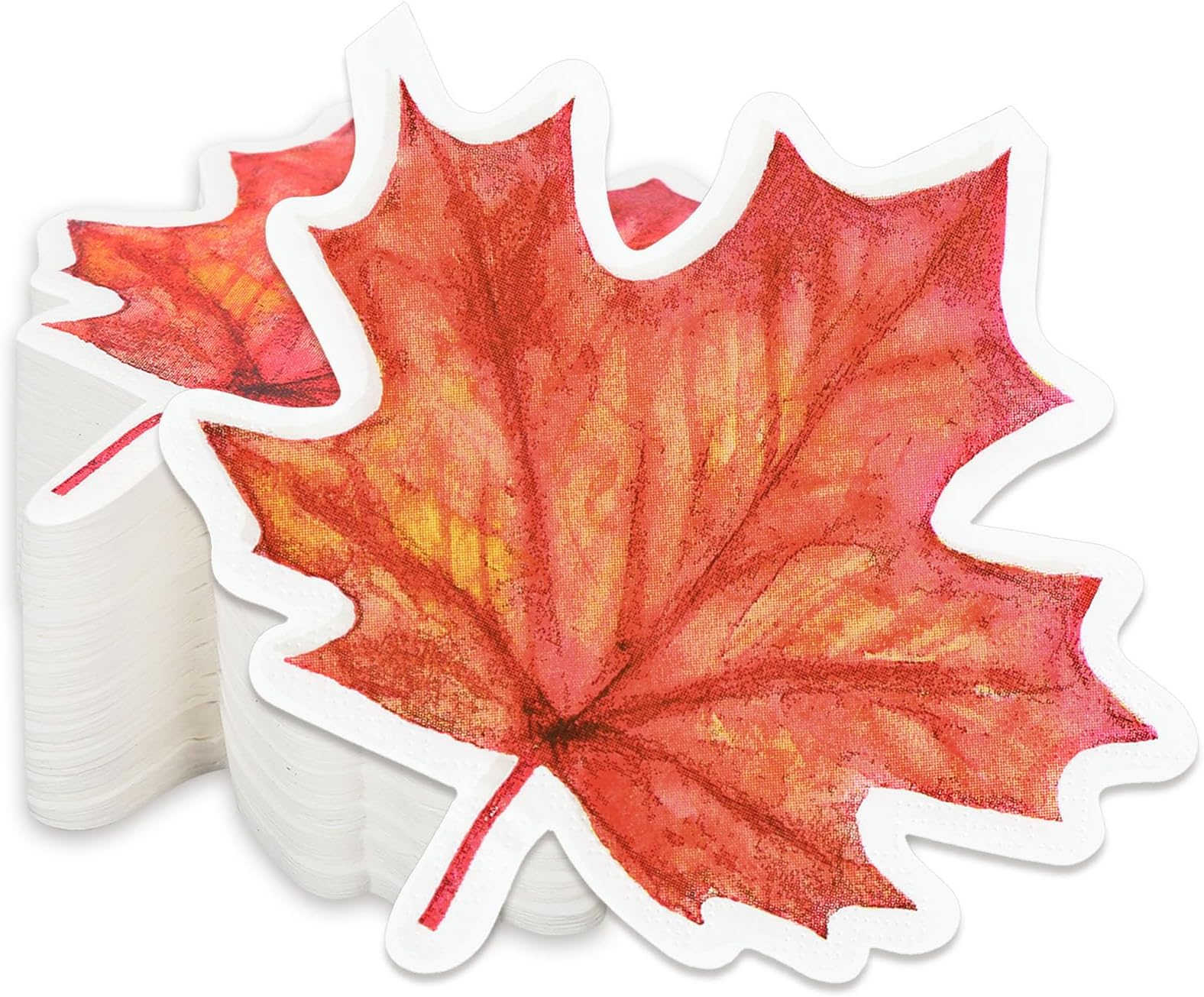 Amazon.com: 40pcs Fall Leaves Napkins,Thanksgiving Leaves Decor Autumn ...