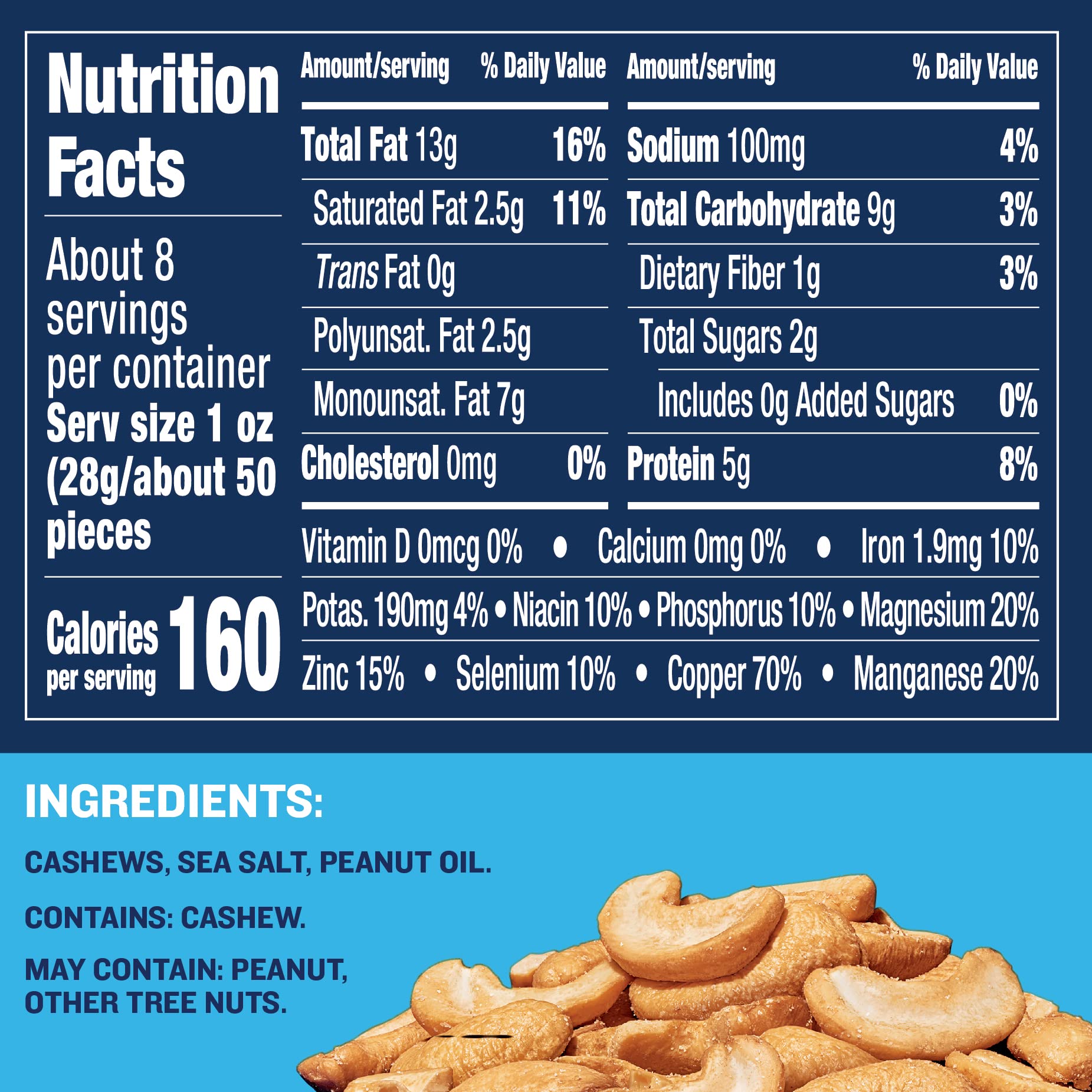 Snapklik.com : Planters Cashew Halves & Pieces