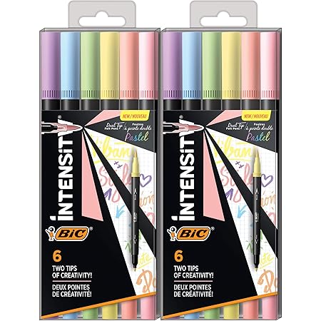 Amazon.com: BIC Intensity Fineliner Marker Pen, Fine Point (0.8 mm ...