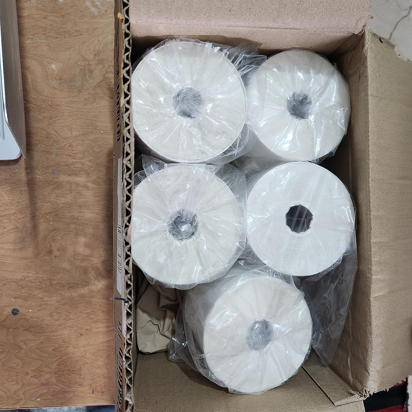 SWASH Direct Thermal Shipping 400 Labels Printer Sticker Roll (White, 4 ...