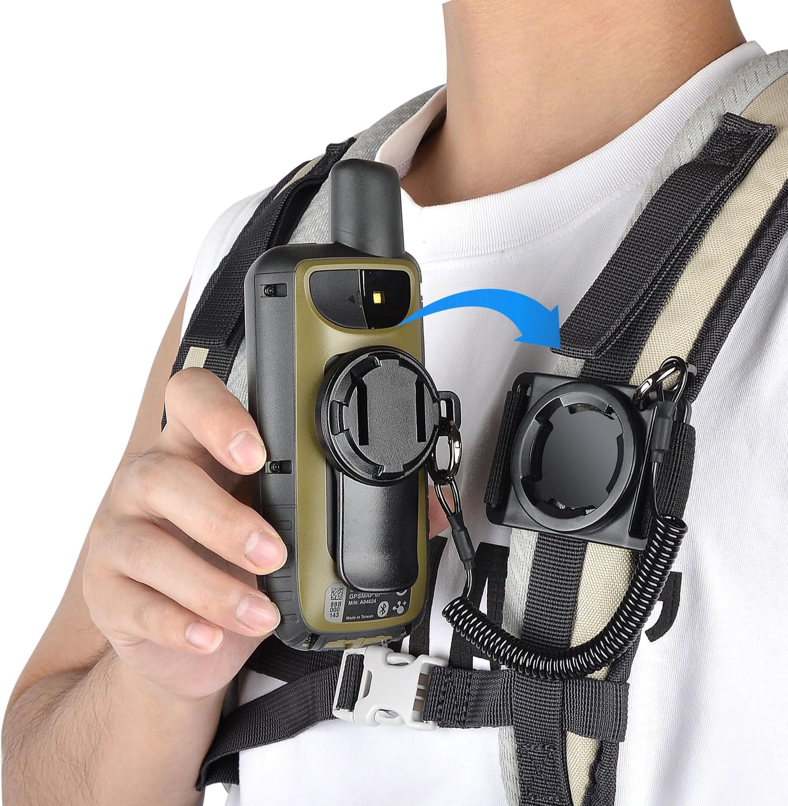 Lamborsafe Backpack Mount for Garmin Handheld GPS eTrex/GPSMAP Series ...